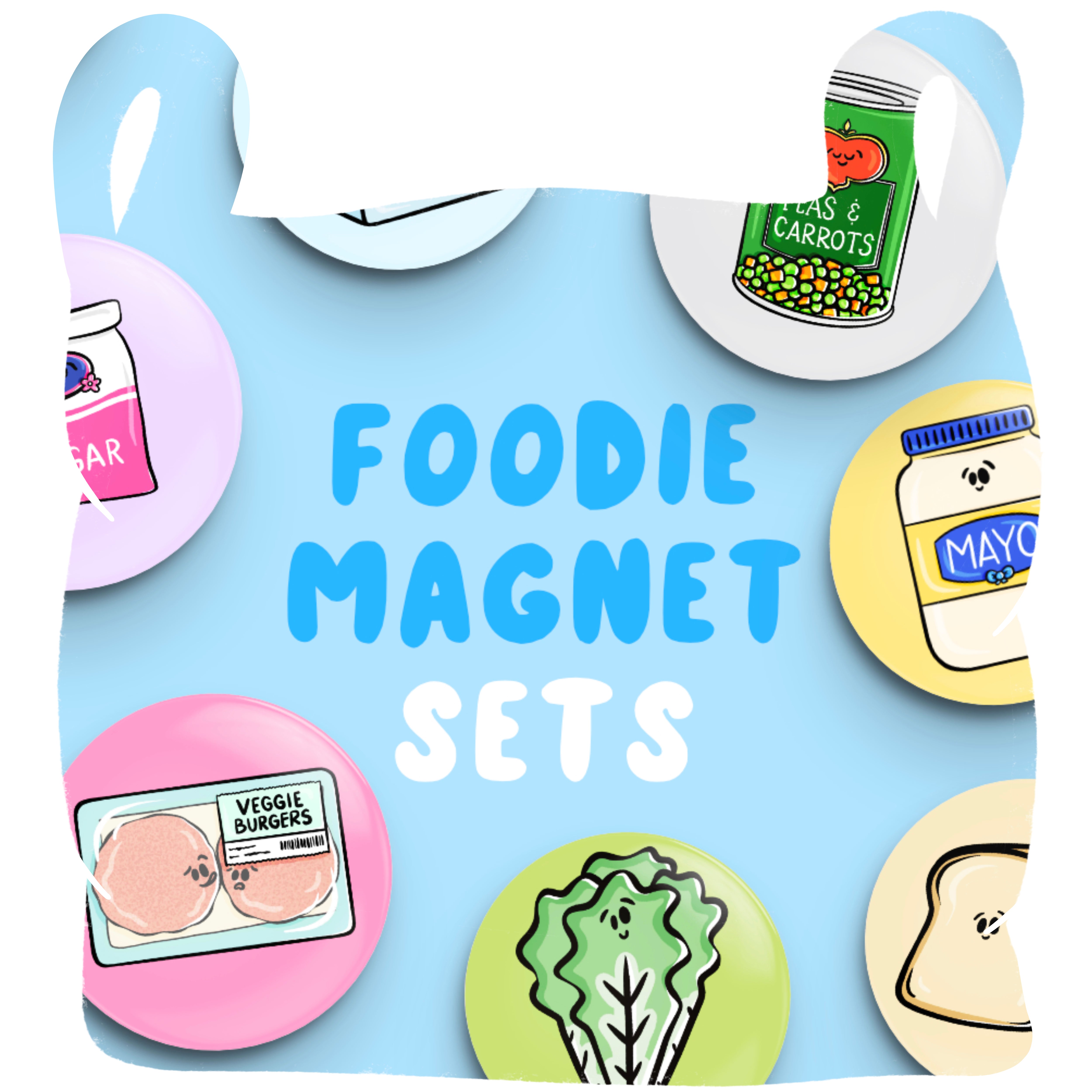 Foodie Magnet Sets – Millie Paper Co.