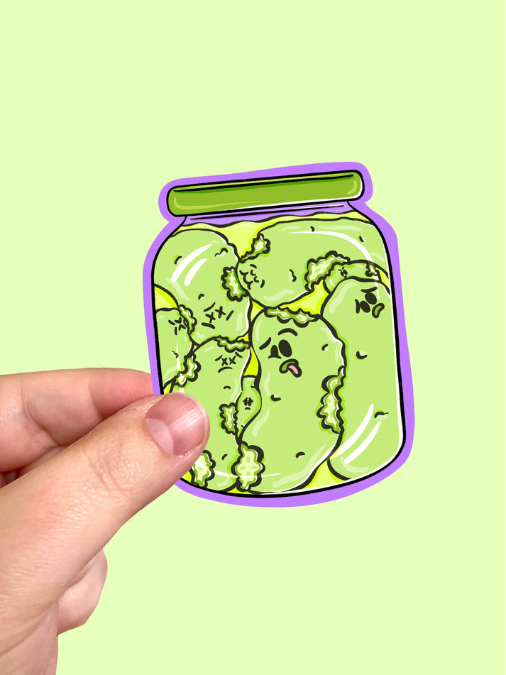 Zombie Pickles Vinyl Sticker – Millie Paper Co.